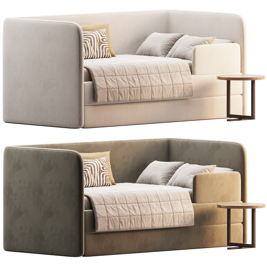 Childrens Soft Sofa Bed Velite 3D Model for Corona | CGMood