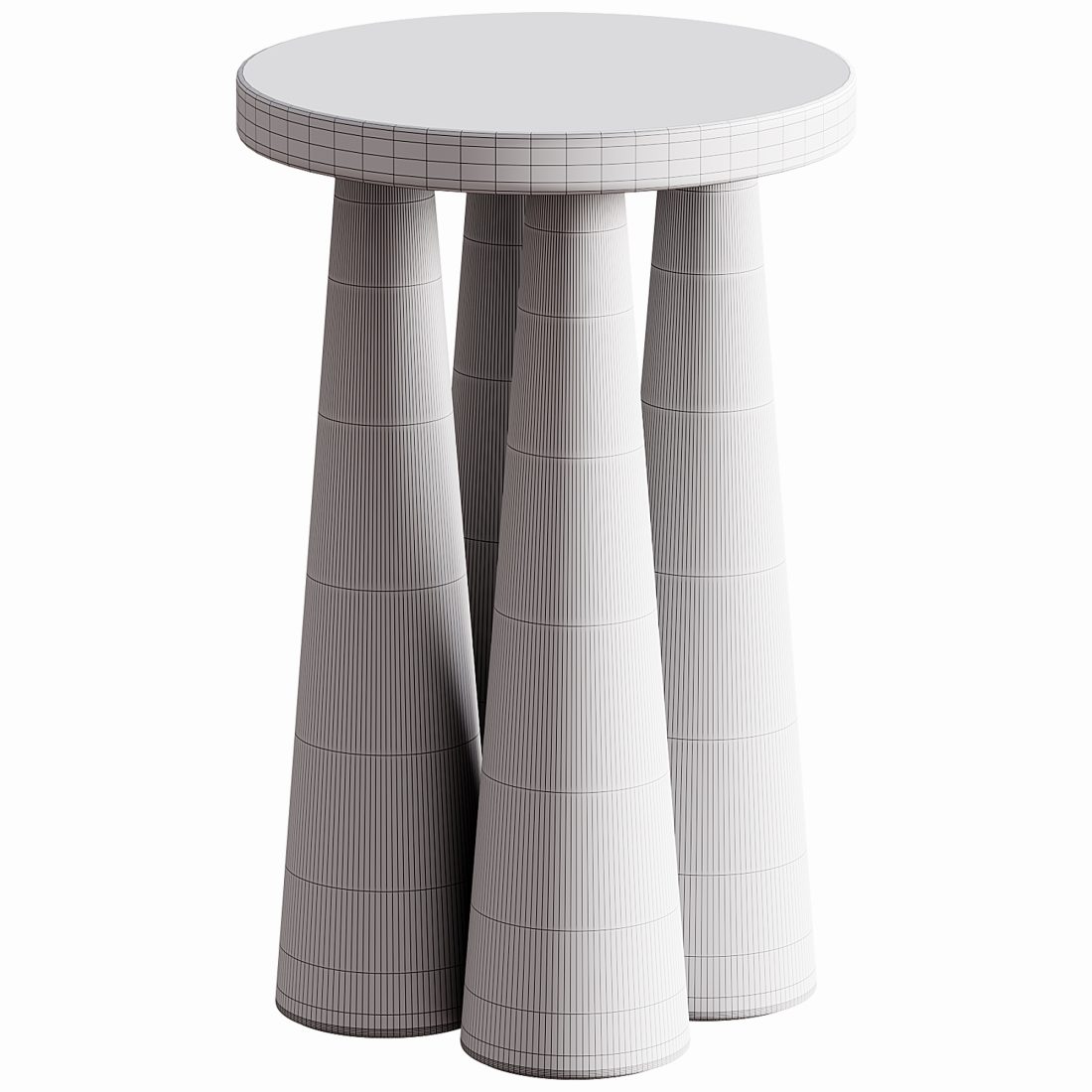 Pilar Side Table Type: Model - 3D Model for Corona