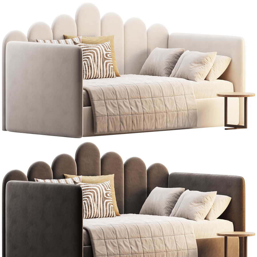 Avelin Sofa Bed - 3D Model for Corona