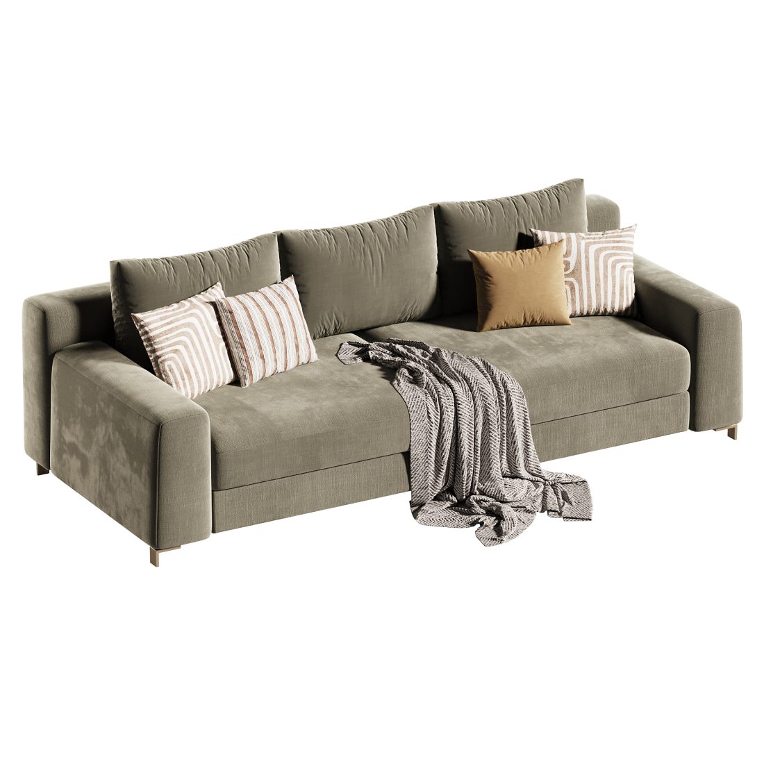 Natuzzi Italia Leaf Sofa - 3D Model for Corona