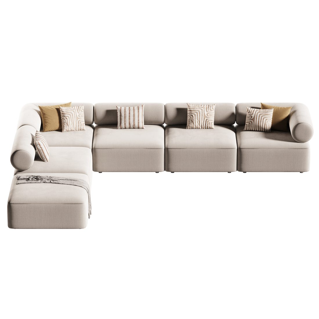 Annud Offo Sofa 3D Model for Corona | CGMood