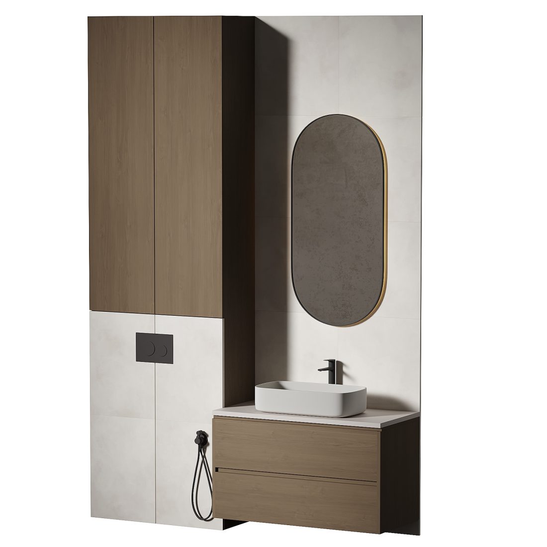 Bathroom 100 3D Model for Corona | CGMood