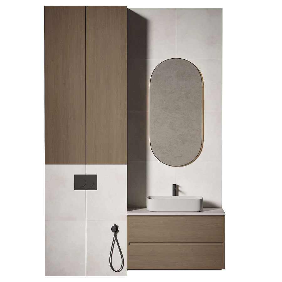 Bathroom 100 3D Model for Corona | CGMood