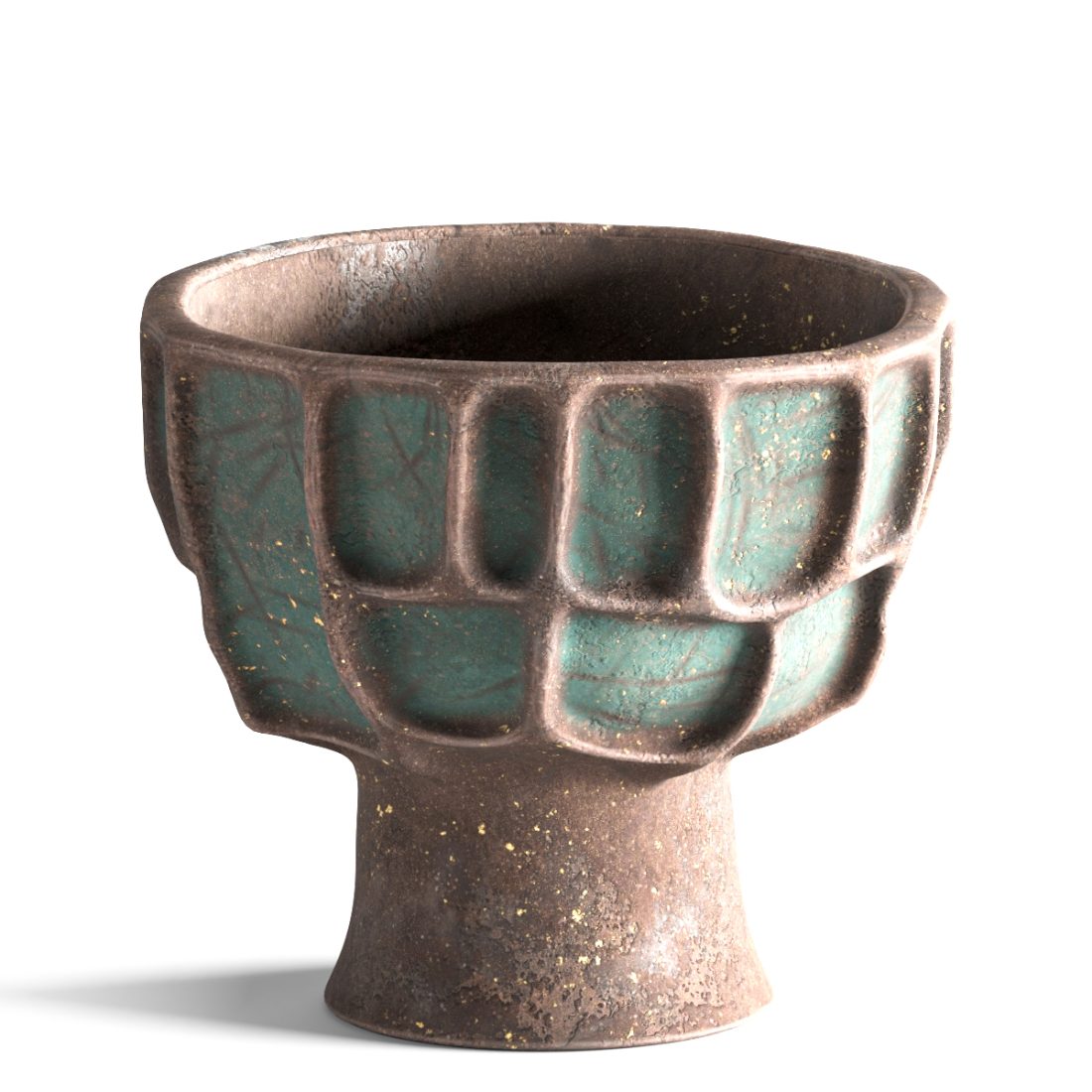 Geometric Flow Pattern Vase-pbr Material 3D Model for VRay, Corona | CGMood