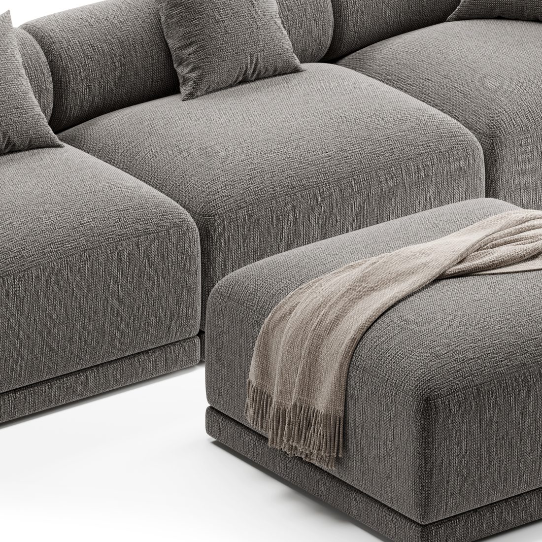 Lugano Modular Sofa 3D Model for VRay | CGMood