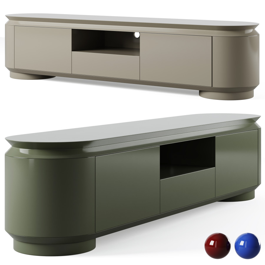 Tv Stand Paula By Cosmo - 3D Model for VRay, Corona
