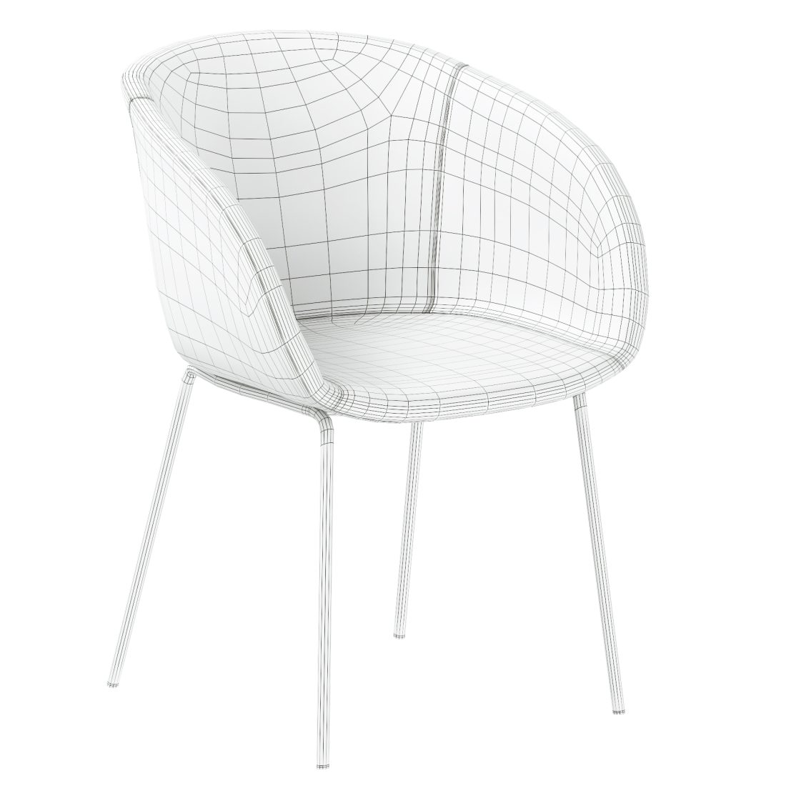 Shane Chair 3D Model for VRay, Corona | CGMood