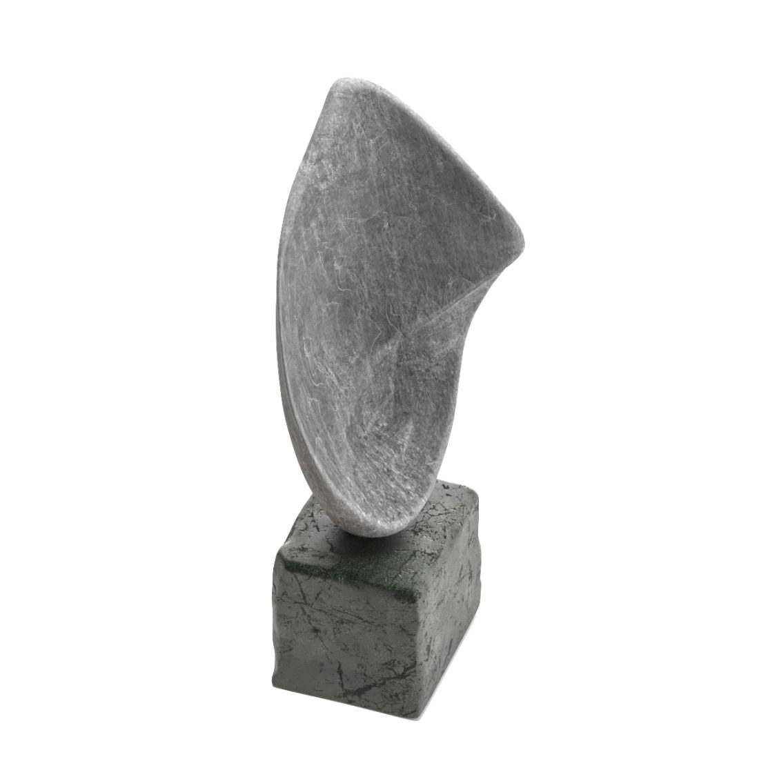 Abstract Sculpture Feather Shape-PBR Material - 3D Model for VRay, Corona