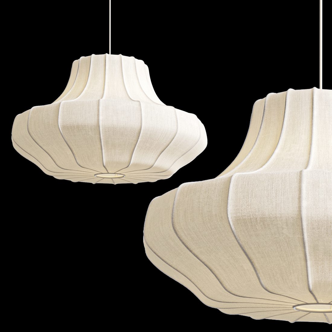 Phantom Pendant Lamp 1 - 3D Model for VRay, Corona