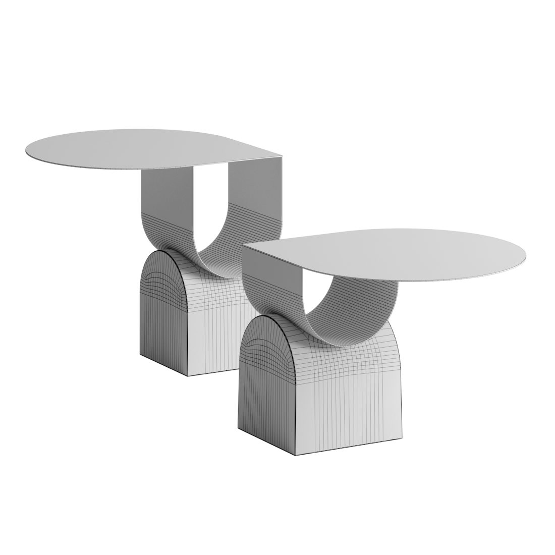 Vague Coffee Tables By Bonaldo 3D Model for Corona | CGMood