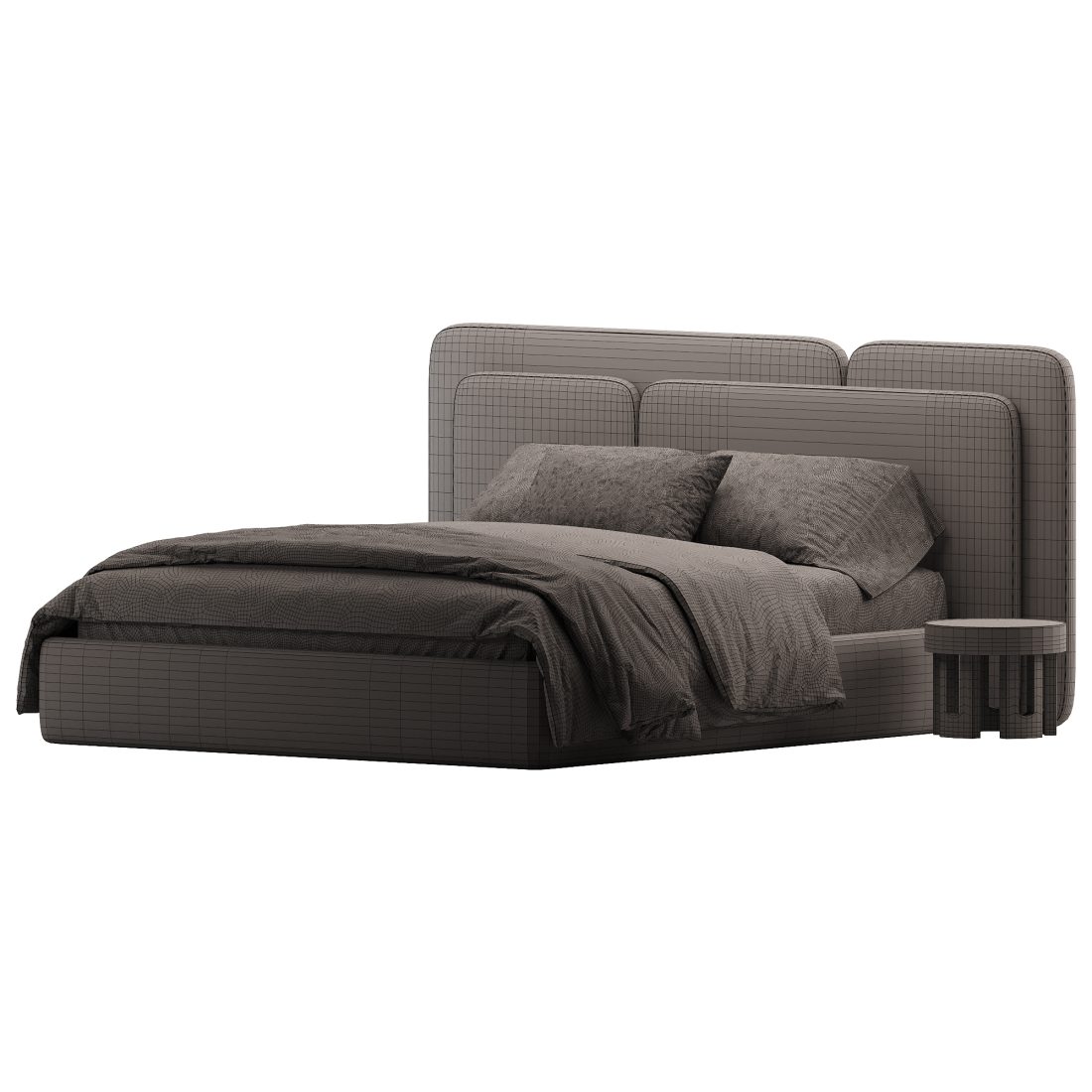 Gemini Bed 3D Model for Corona | CGMood