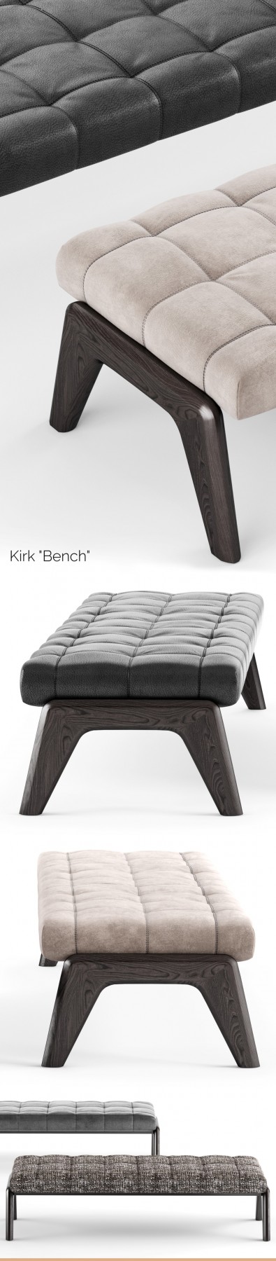Kirk Bench 3D Model for VRay, VRay | CGMood