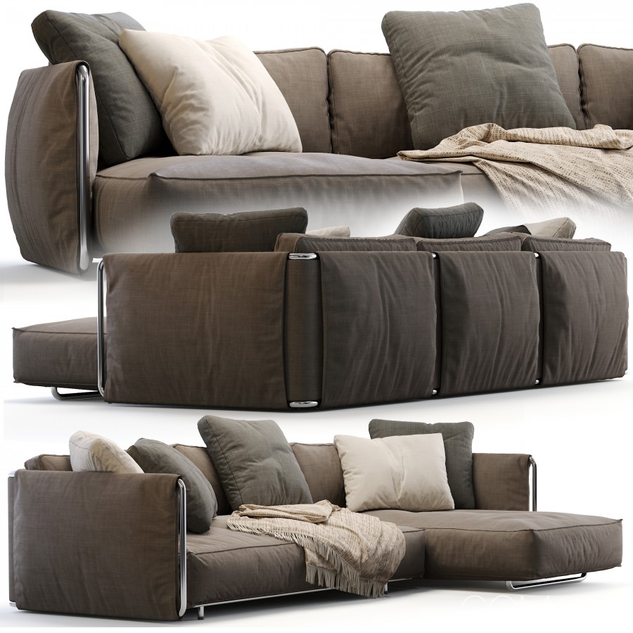 Edmond Modular By Flexform - 3D Model for Corona
