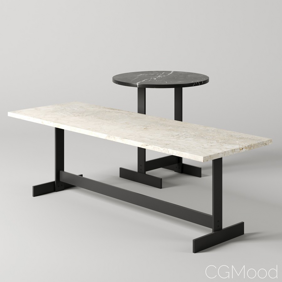 Lazlo Tables By E15 - 3D Model for Corona