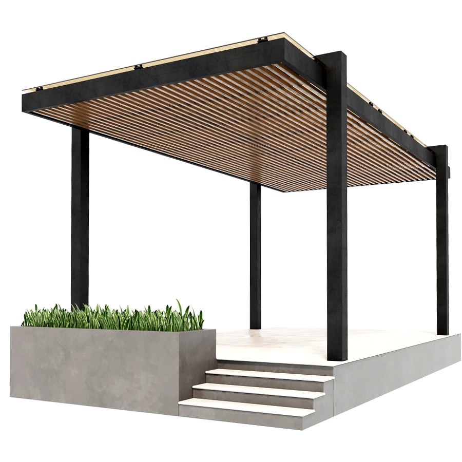 Pergola 3 3D Model for Corona | CGMood