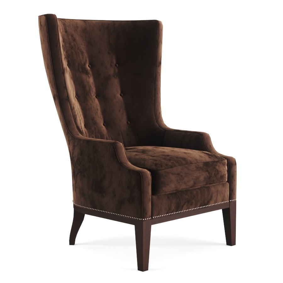 Elliott Wing Chair M 3D Model for VRay | CGMood