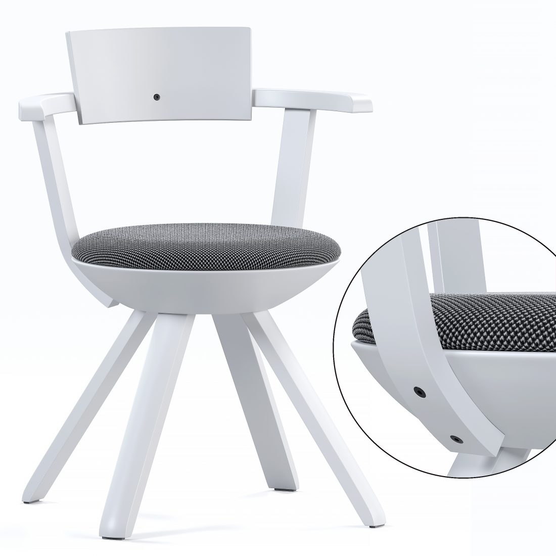 Artek Rival Chair - 3D Model for VRay, Corona