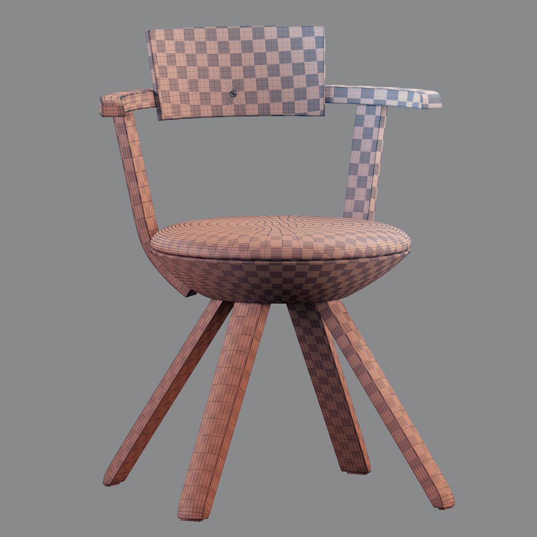 Artek Rival Chair - 3D Model for VRay, Corona