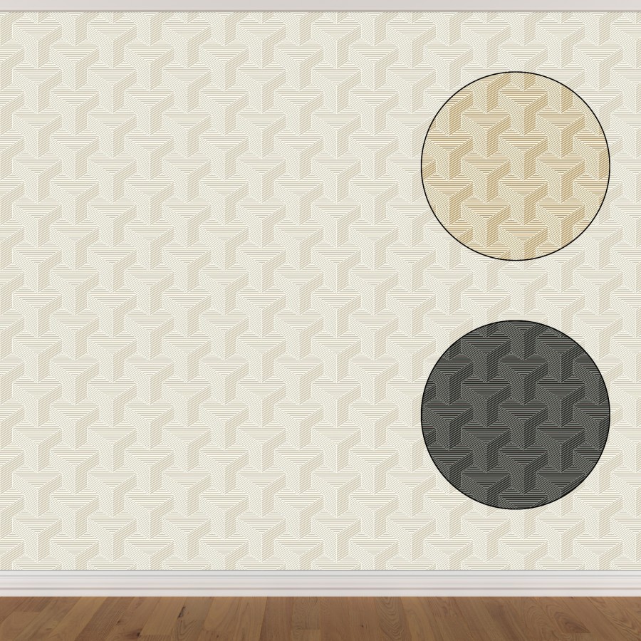 Wallpaper Set 1603 (3 Colors) 3D Model for VRay, Corona | CGMood