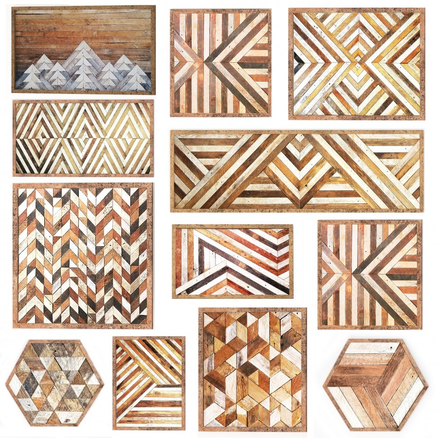 Wood Wall Work - 3D Model for VRay, Corona