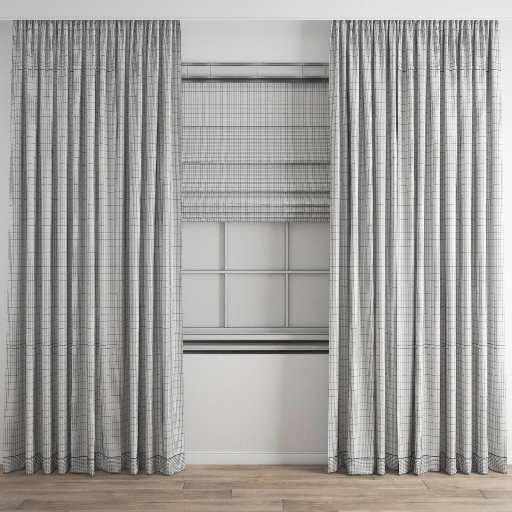 Curtain 389 - 3D Model for VRay