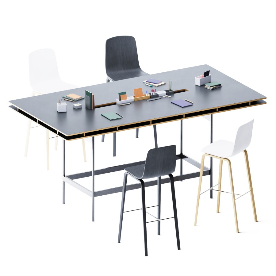 Studio High Fact Table System By Bene - 3D Model for Corona