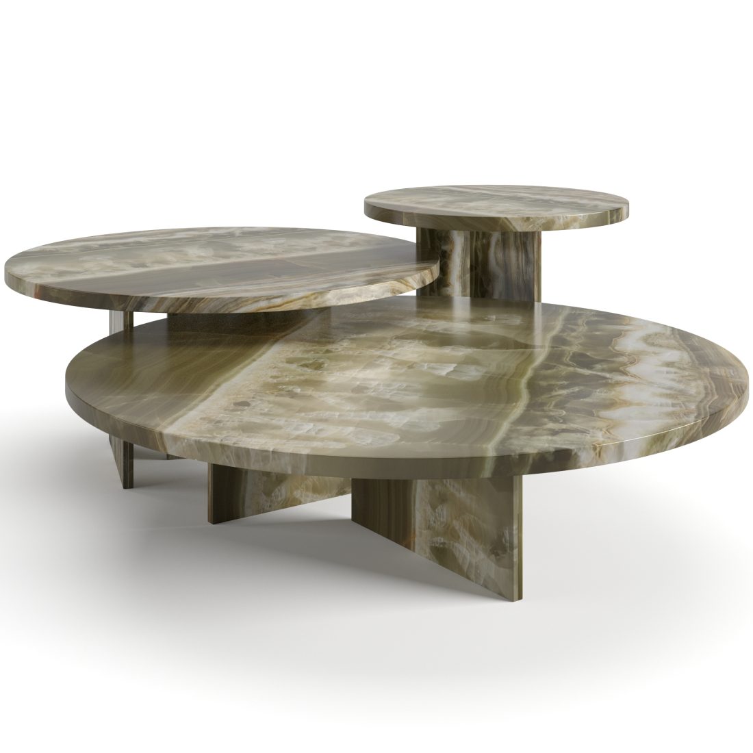 Baxter Tebe Coffee Tables Set 3D Model for VRay, Corona | CGMood