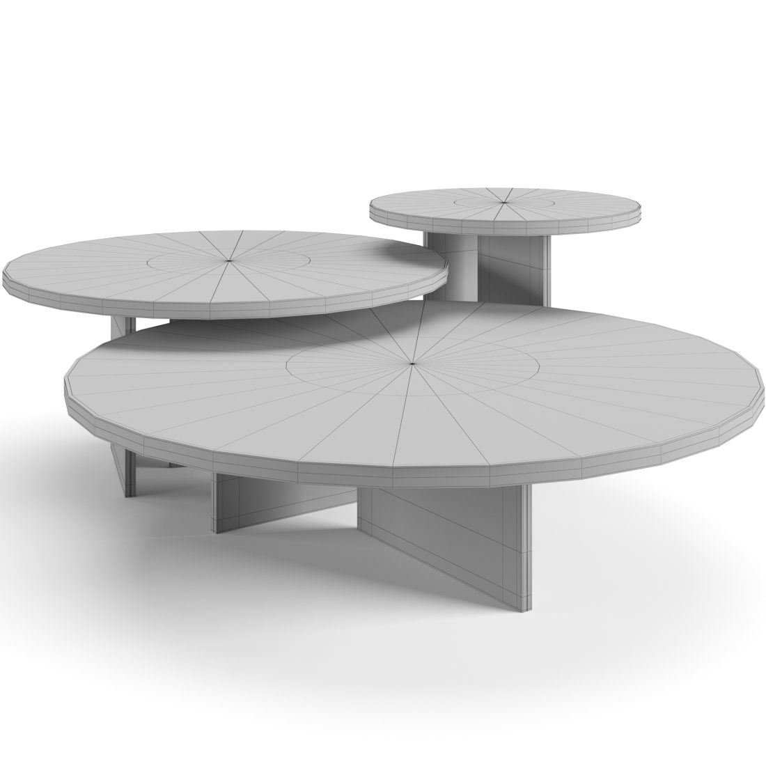 Baxter Tebe Coffee Tables Set 3D Model for VRay, Corona | CGMood