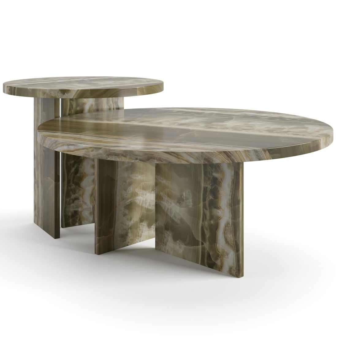 Baxter Tebe Coffee Tables Set 3D Model for VRay, Corona | CGMood