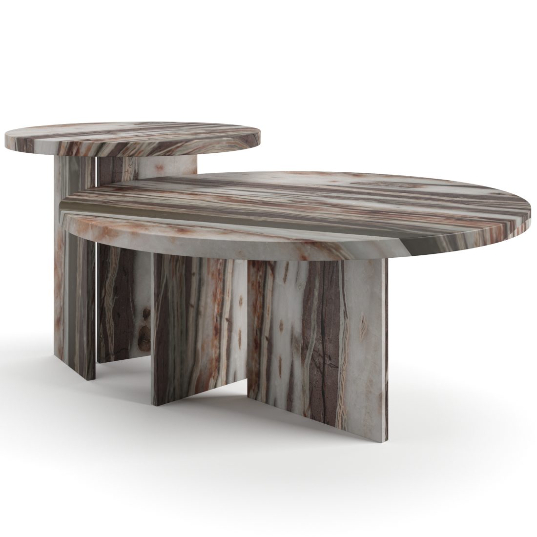 Baxter Tebe Coffee Tables Set 3D Model for VRay, Corona | CGMood