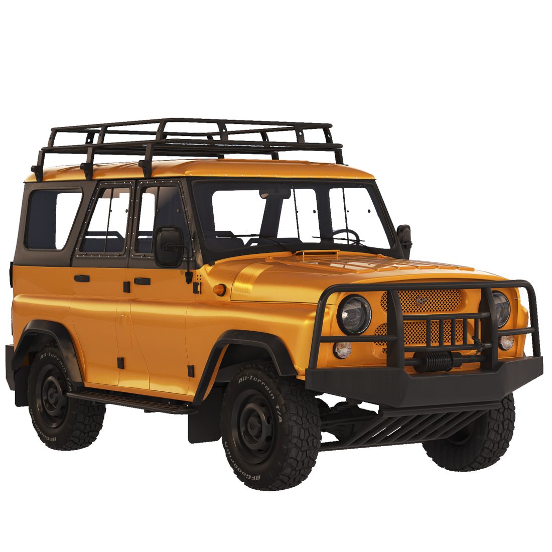 Uaz Hunter Expedition 2019 - 3D Model for VRay