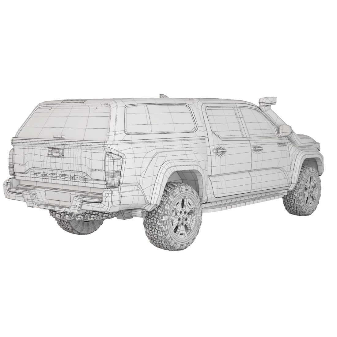 Toyota Tacoma Trd Pro 2022 - 3D Model for VRay