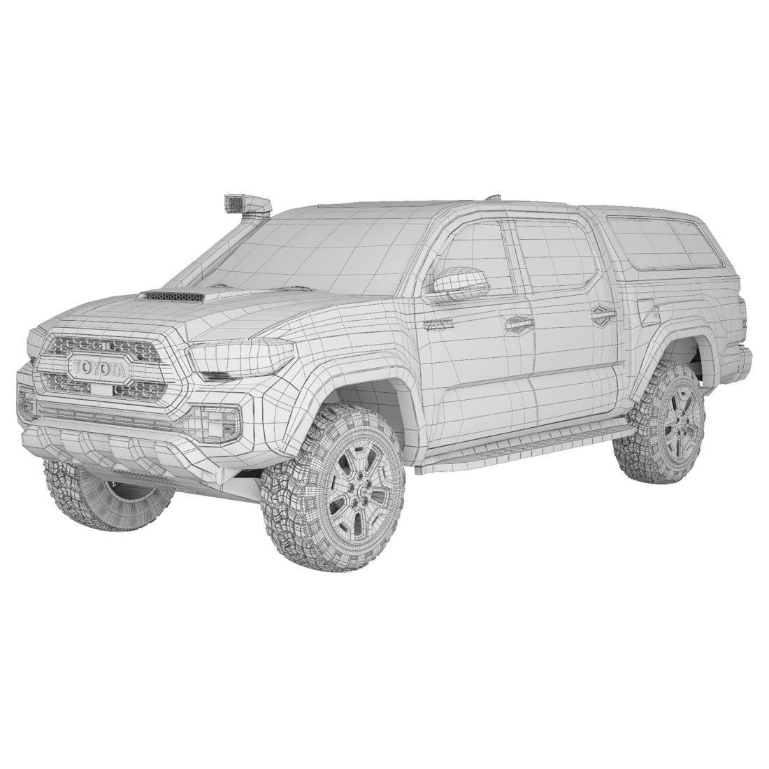 Toyota Tacoma Trd Pro 2022 - 3D Model for VRay