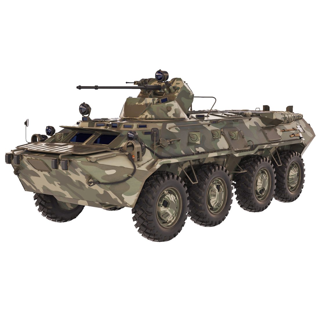 BTR 82-A 2017 - 3D Model for VRay