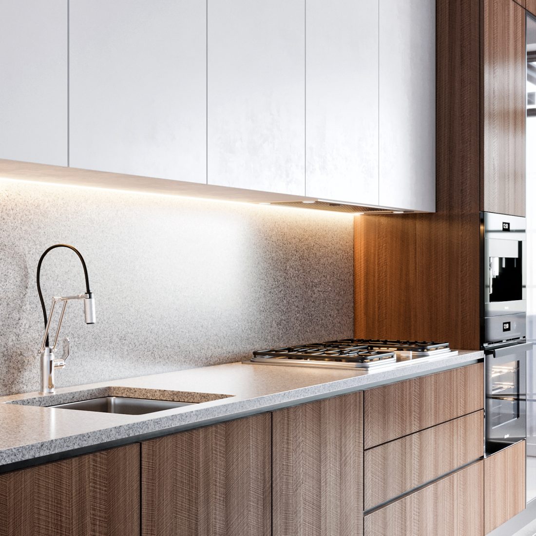 Kitchen 53 3D Model for VRay, Corona | CGMood