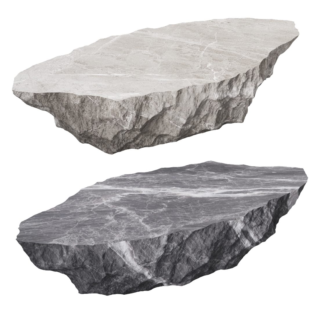 Stone Table Vray - 3D Model for VRay