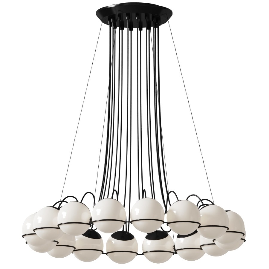 Model 2109/16/14 Chandelier - Astep - Monologue 3D Model for VRay ...