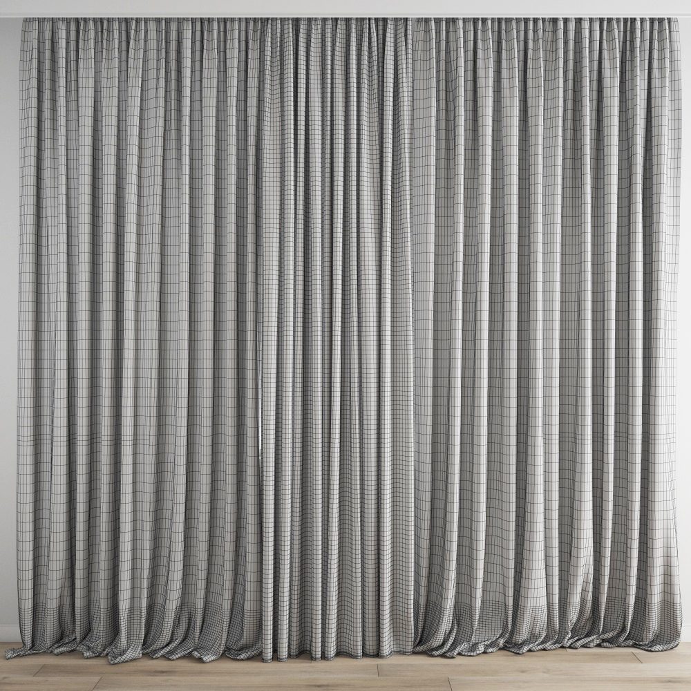 Curtain 398 - 3D Model for VRay