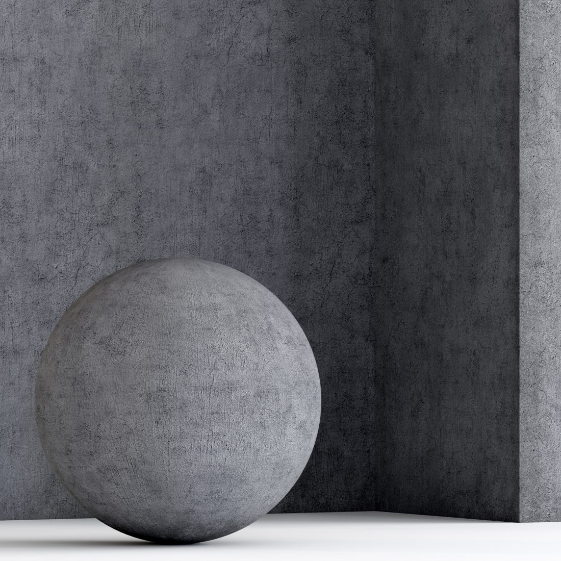 Wall Plaster 1 - 3D Model for VRay