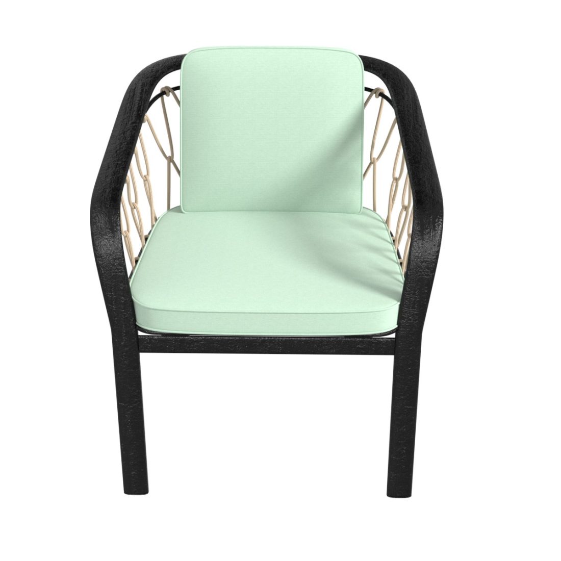 Tropitone Trelon Rope Dining Chair - 3D Model for Corona