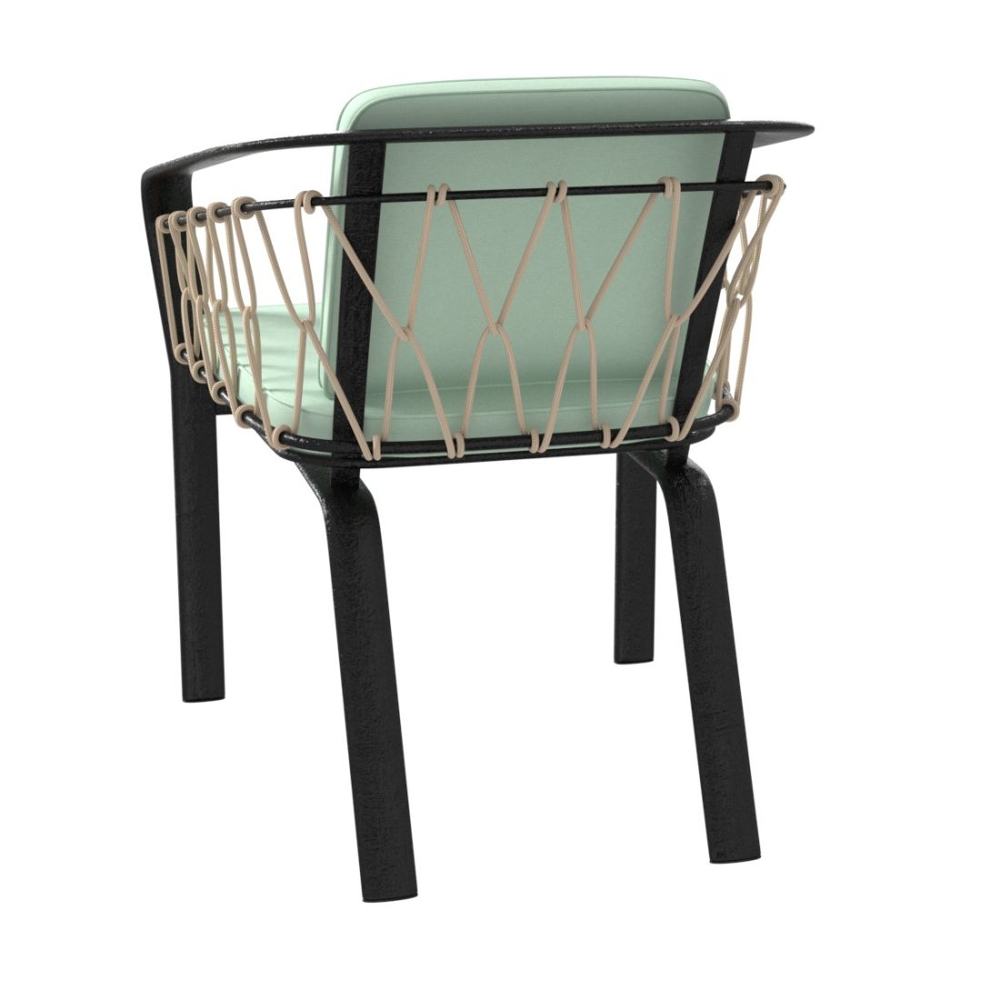 Tropitone Trelon Rope Dining Chair - 3D Model for Corona