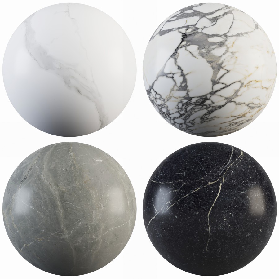 Collection Marble 57 - 3D Model for VRay