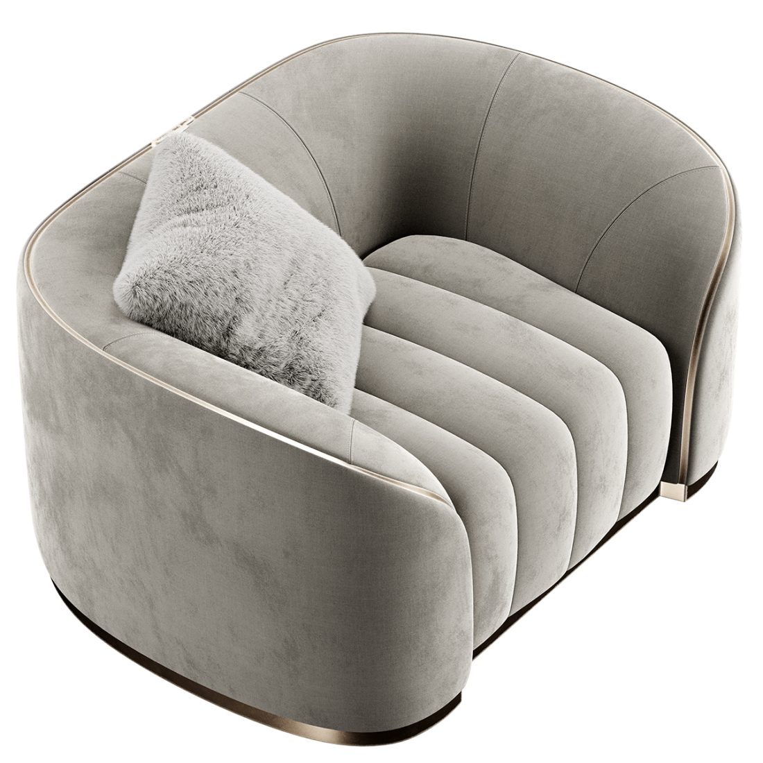 Pierre Armchair - 3D Model for Corona