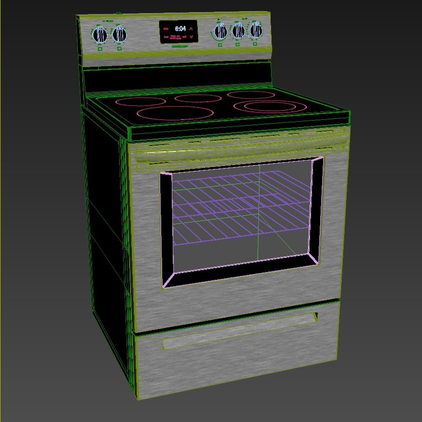 Frigidaire 30'' Electric Range - 3D Model for Corona