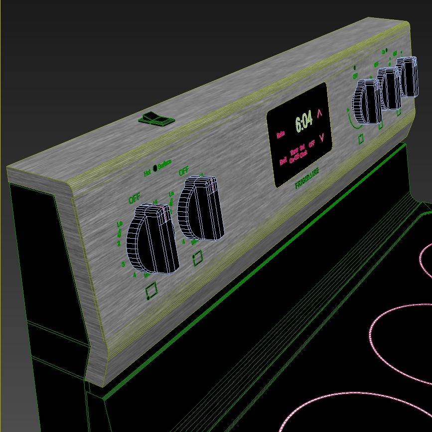 Frigidaire 30'' Electric Range - 3D Model for Corona