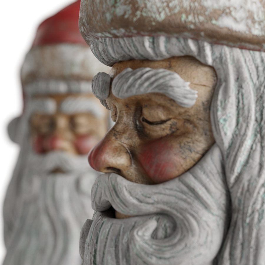 Pending Santa's Head - 3D Model for Corona