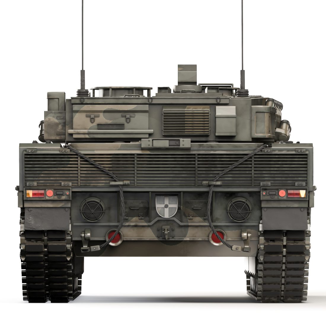 Tank Leopard 2a7 2006 3D Model for VRay | CGMood