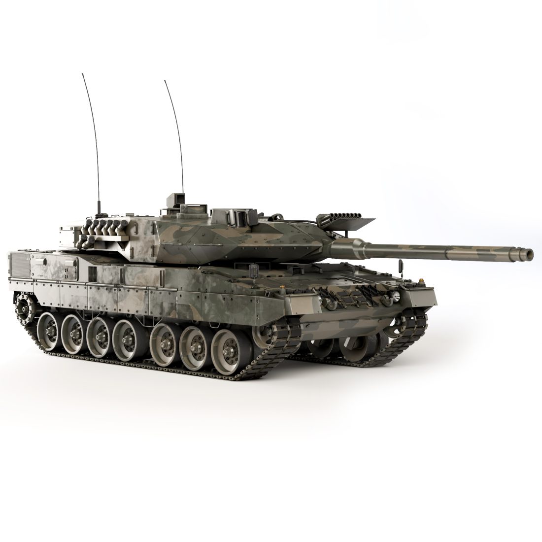 Tank Leopard 2a7 2006 3D Model for VRay | CGMood