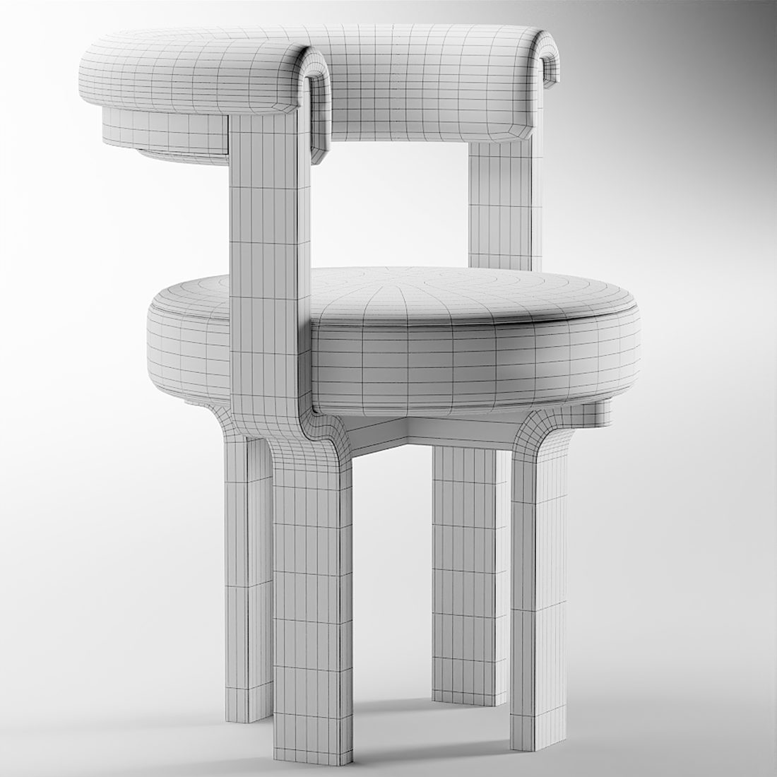 Kana Chair - 3D Model for Corona