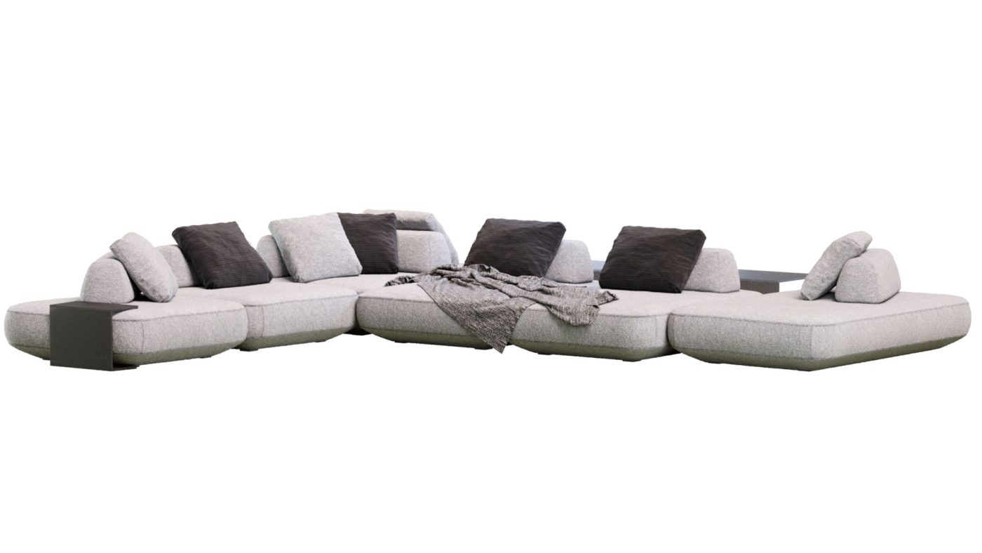 Sofa Boca Tommy - 3D Model for Corona